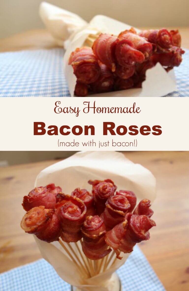 Easy Homemade Bacon Roses ⋆ Health, Home, & Happiness