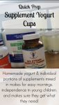 Savvy Supplement Yogurt Cups ⋆ Health, Home, & Happiness